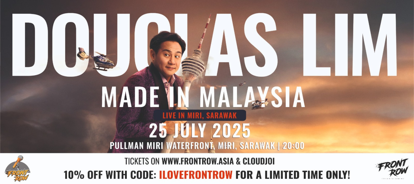 Front Row Comedy Sentral presents "Douglas Lim - Made in Malaysia 2025" (Miri) - CloudJoi