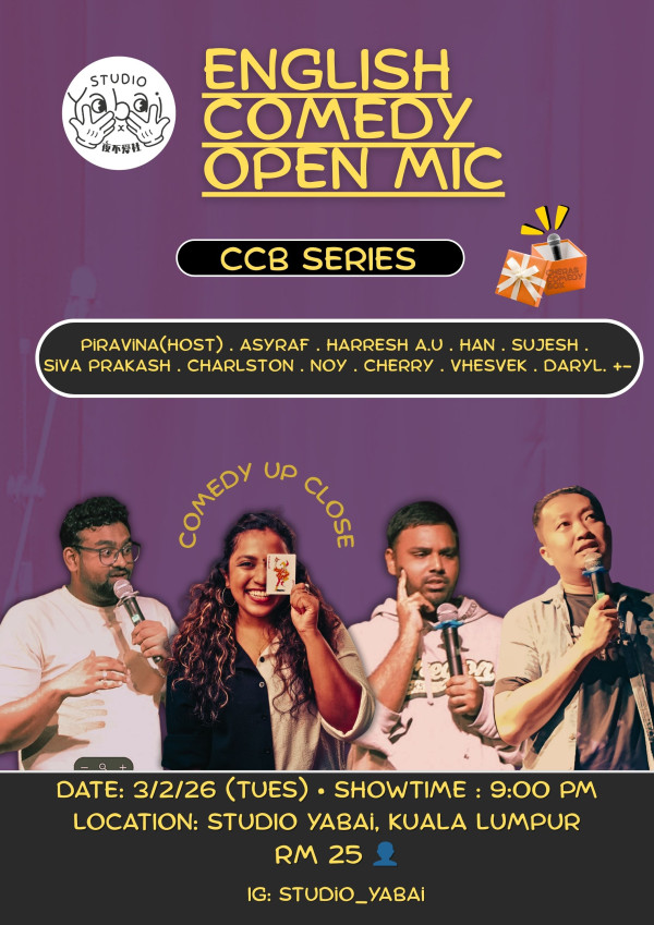 English Stand-Up Comedy Open Mic – CCB Series (Vol. 12) - CloudJoi