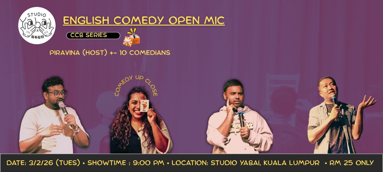 English Stand-Up Comedy Open Mic – CCB Series (Vol. 12) - CloudJoi
