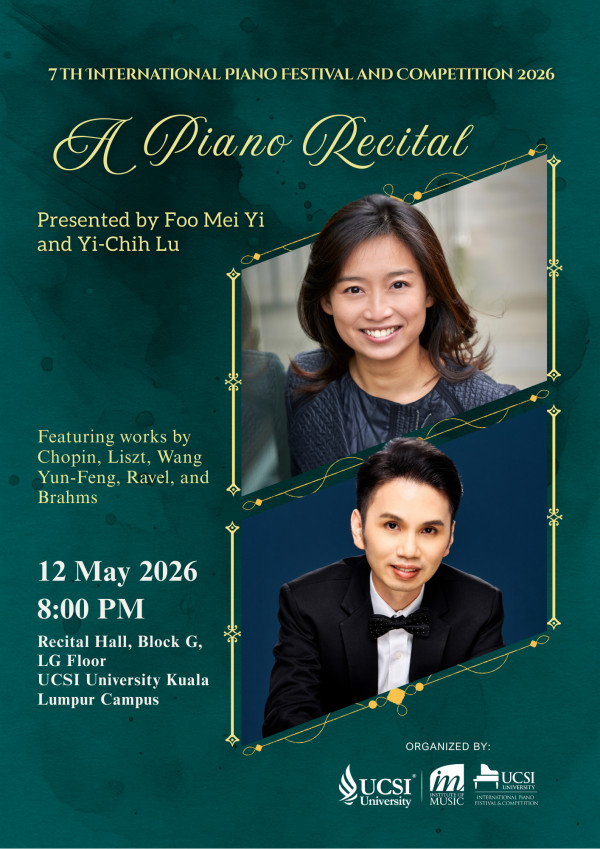 A Piano Solo Recital by Foo Mei Yi and Yi-Chih Lu - CloudJoi