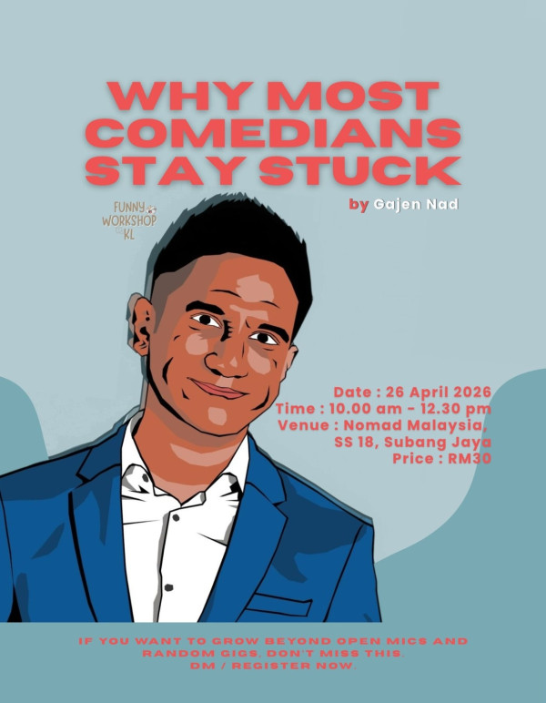 Stand-up Comedy Workshop: WHY MOST COMEDIANS STAY STUCK - CloudJoi