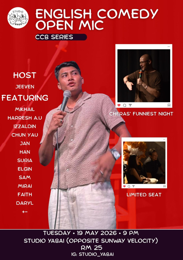 Front Row Comedy Sentral presents "Douglas Lim - Made in Malaysia 2025 ...