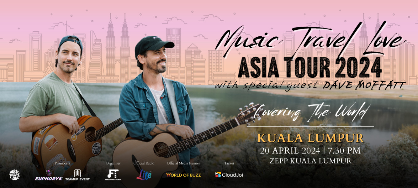 Music Travel Love Ft. Dave Moffatt In Malaysia Concert - CloudJoi