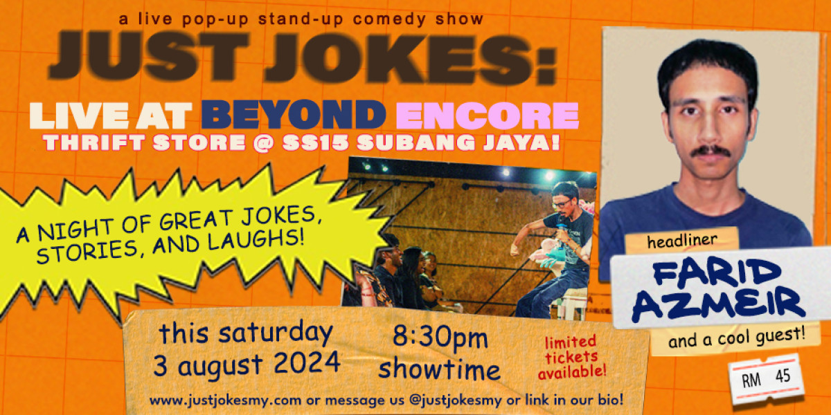 just jokes: live at BEYOND ENCORE SS15 thrift store! Featuring Headliner Farid Azmeir! A night ...