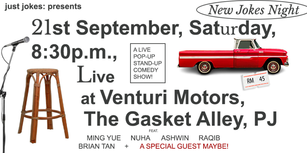 just jokes: New Jokes Night - Live at Venturi Motors, The Gasket Alley ...