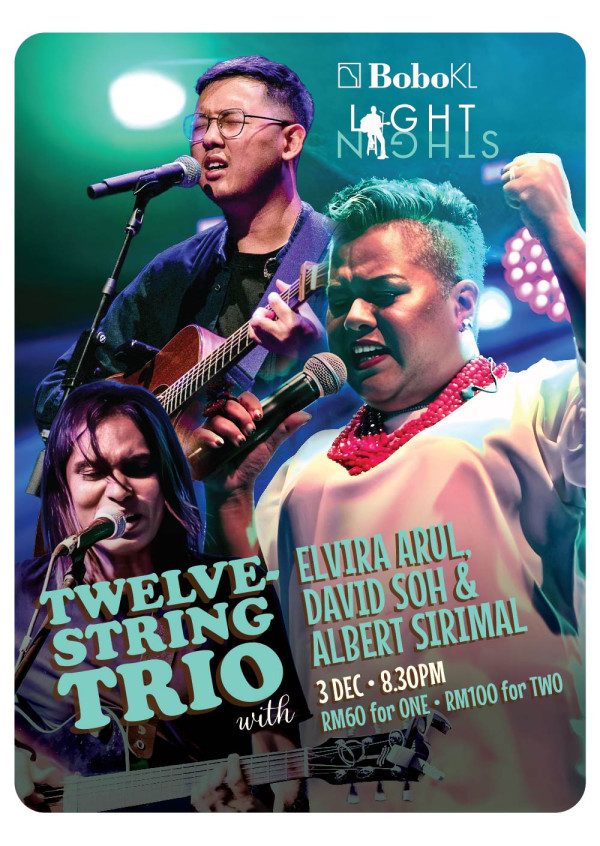 Twelve-String Trio: ELVIRA ARUL, DAVID SOH and ALBERT SIRIMAL - CloudJoi