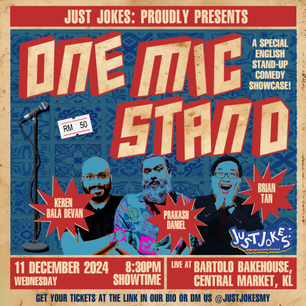 just jokes: Comedy Festival: ONE MIC STAND feat. Prakash Daniel, Brian ...