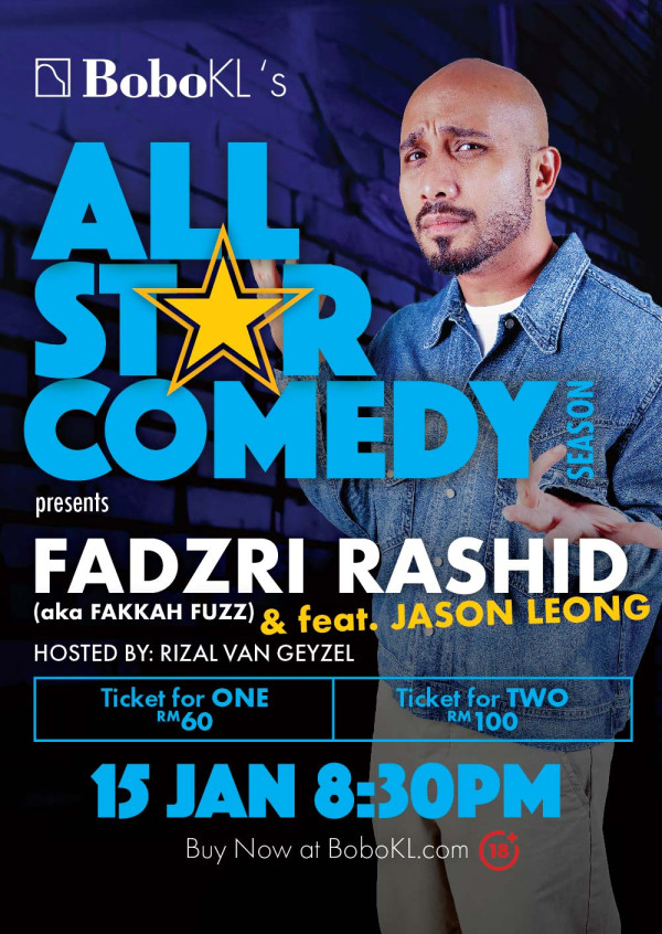 FADZRI RASHID (aka FAKKAH FUZZ) feat. JASON LEONG: All-Star Comedy ...