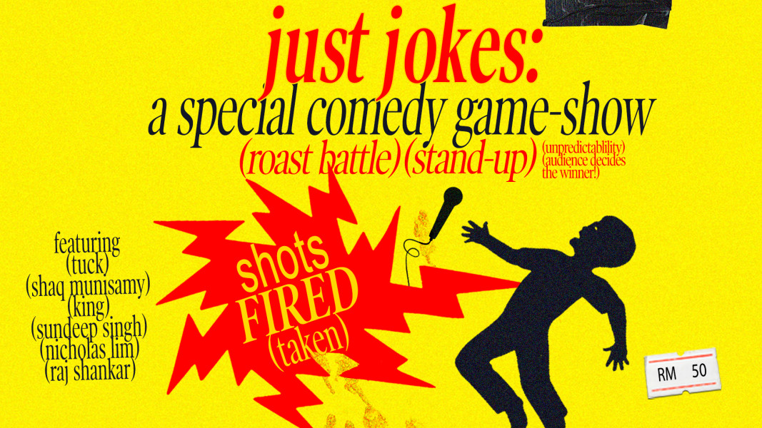 just jokes: SHOTS FIRED comedy game-show! Hosted by Nat Kang! A roast+stand-up comedy+special ...